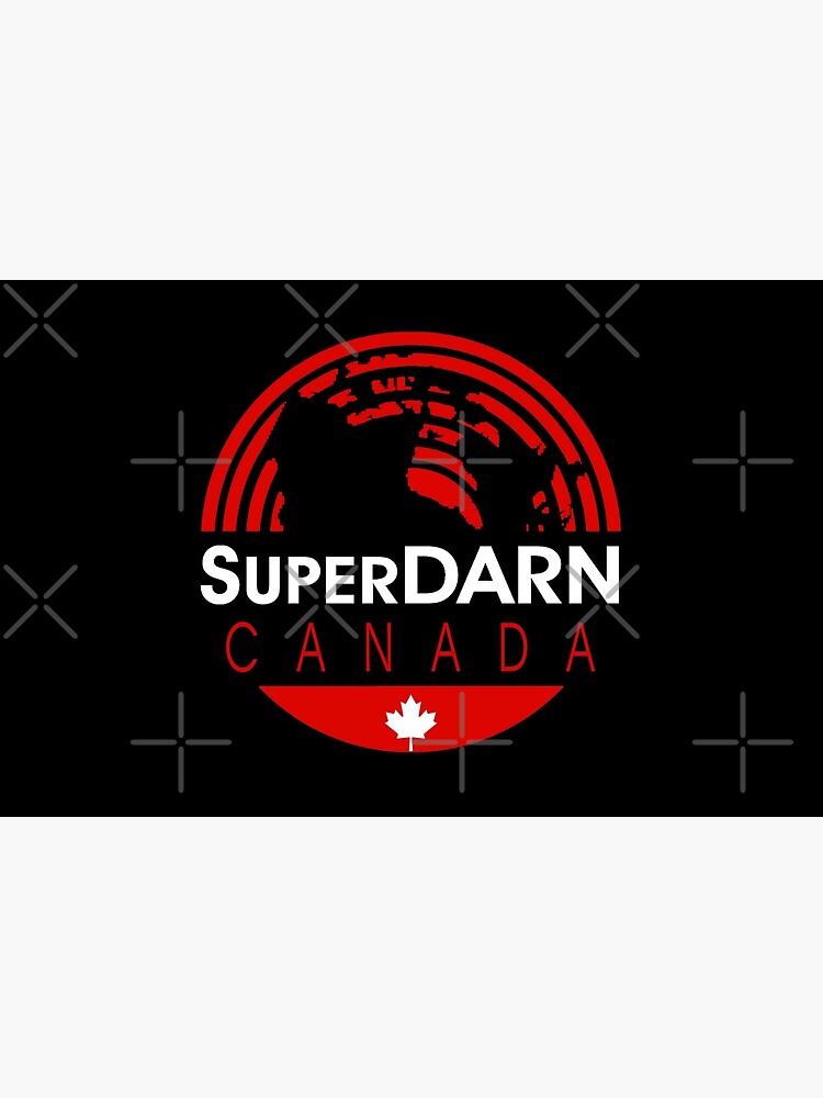 "SuperDARN Canada Dark Colors Round Logo" Zipper Pouch for Sale by Vroomie | Redbubble