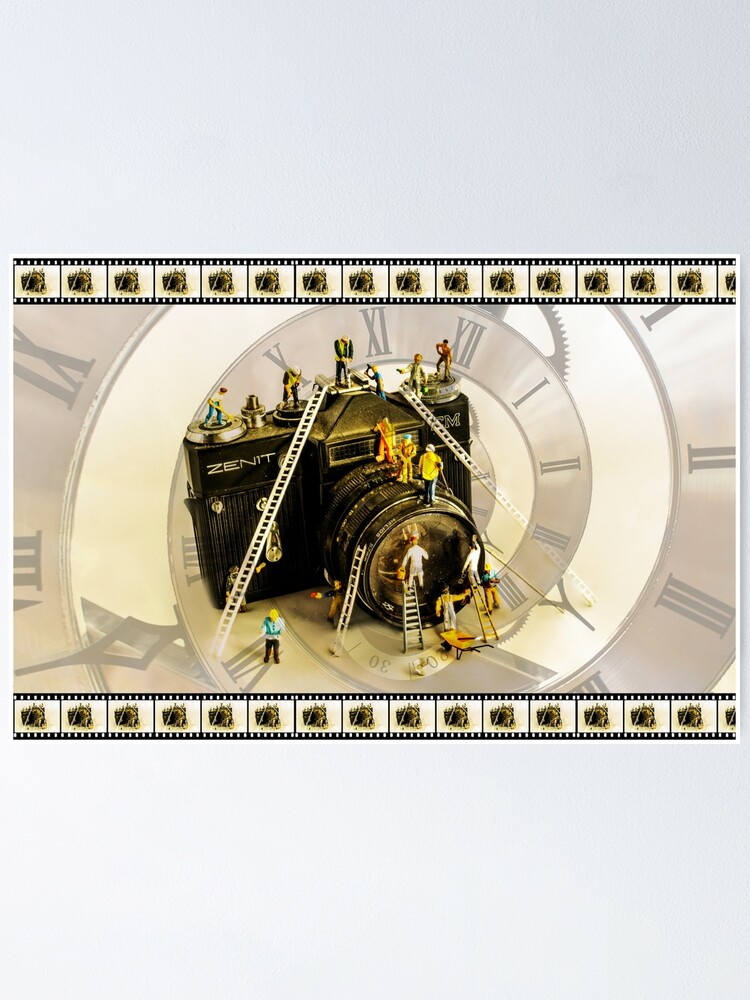 "Working Round The Clock" Poster for Sale by SandraCockayne | Redbubble