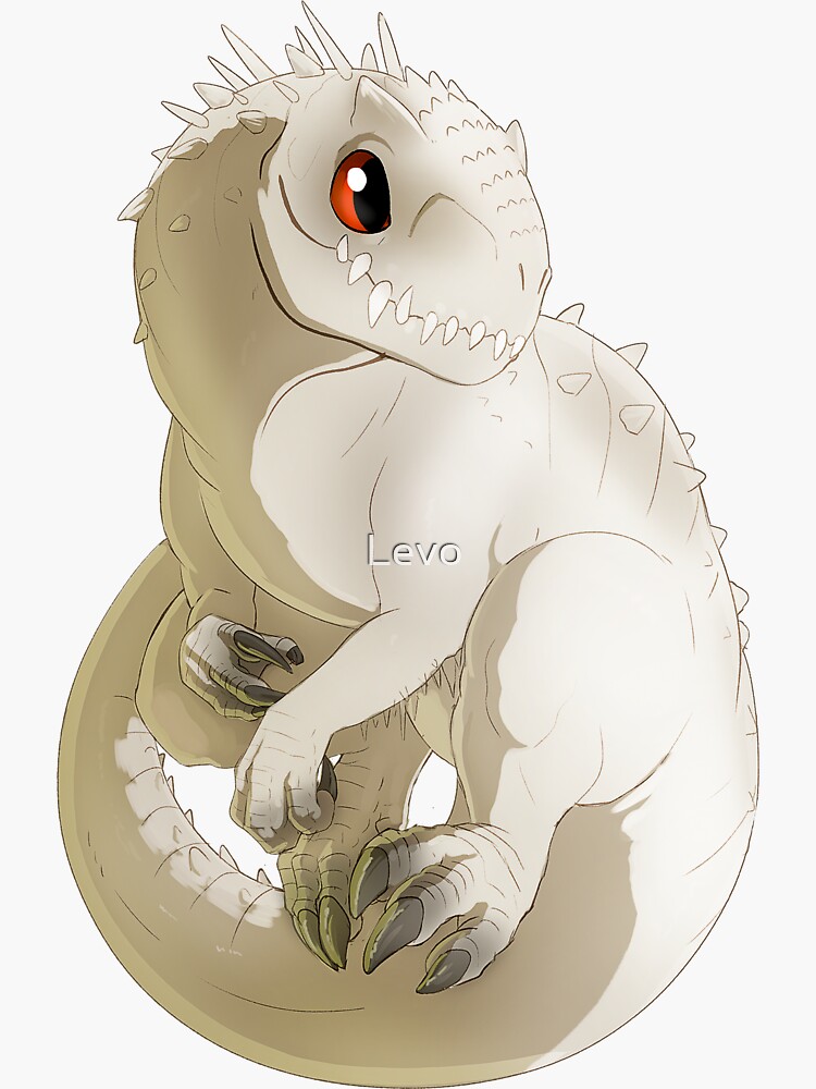 "Indominus Rex " Sticker for Sale by Levo | Redbubble