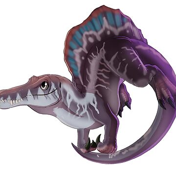 "Spinosaurus" Sticker for Sale by Levo | Redbubble