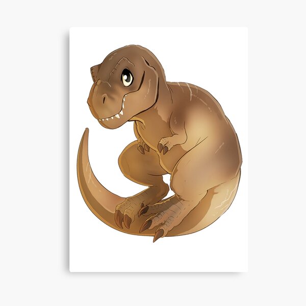 "Tyrannosaurus Rex - Chibi" Canvas Print for Sale by Levo | Redbubble
