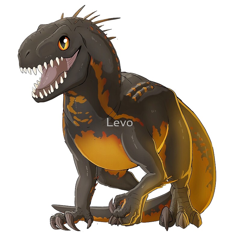 "Indo Raptor - Chibi" by Levo | Redbubble