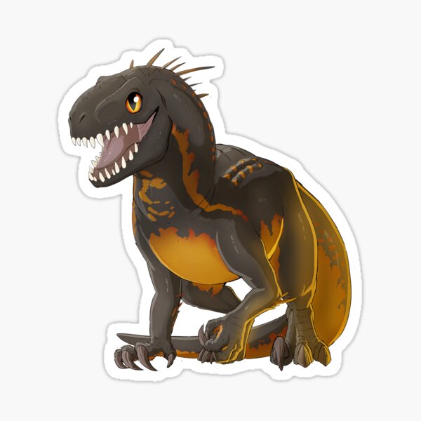 "Indo Raptor - Chibi" Sticker for Sale by Levo | Redbubble