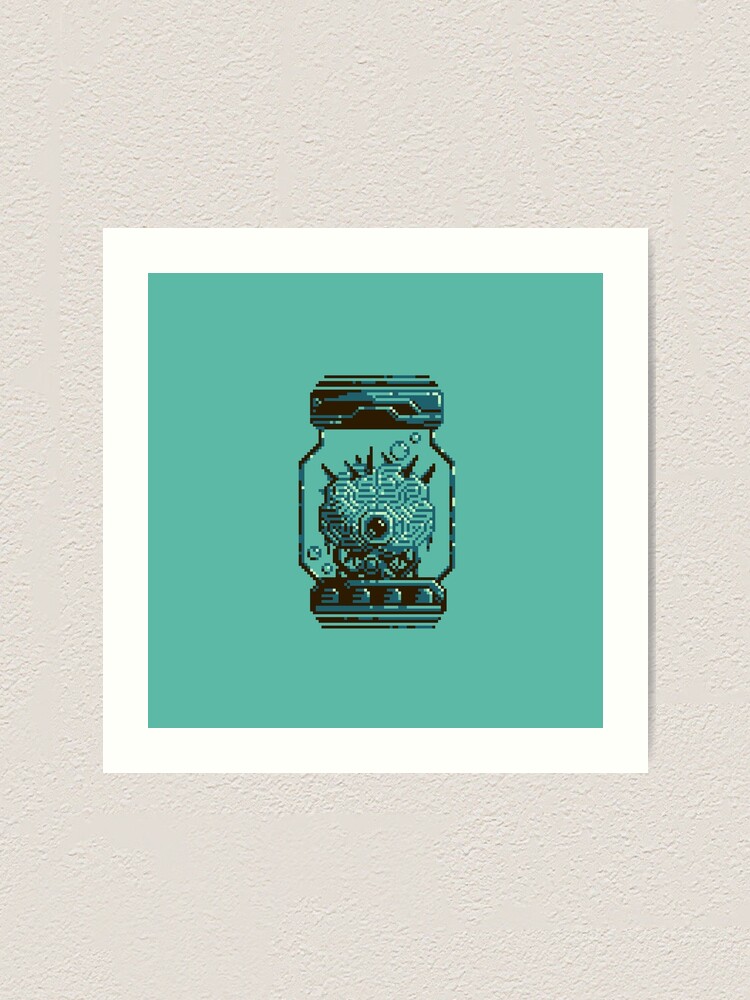 "[Pixel] Super Metroid: Mother Brain" Art Print by UsurperZant | Redbubble