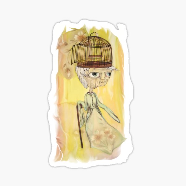 "Ingrid" Sticker for Sale by LaviniaKnight | Redbubble