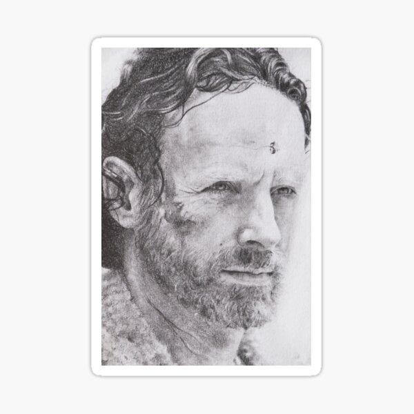 Rick Grimes Stickers | Redbubble