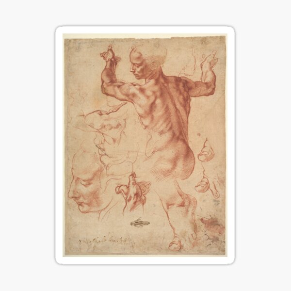 "Michelangelo" Sticker for Sale by Wyllie | Redbubble