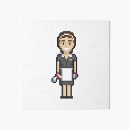 "Maid pixel art on white background." Art Board Print for Sale by ...