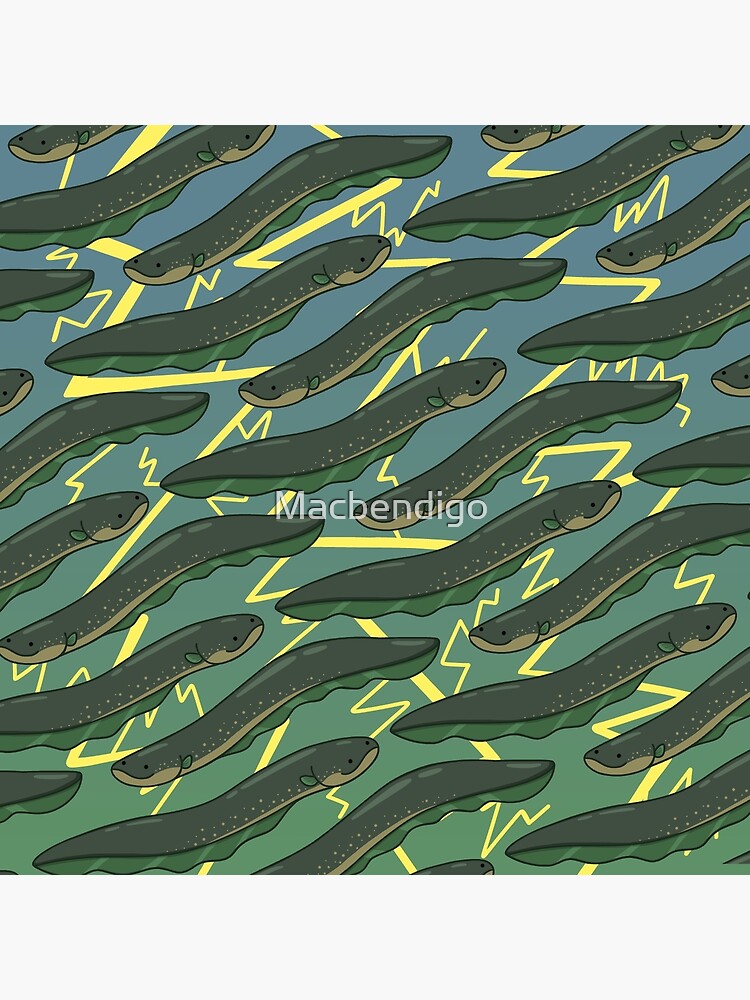"Electric Eel Pattern" Poster by Macbendigo | Redbubble