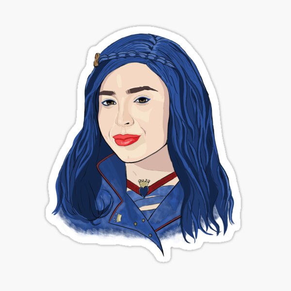 "Evie Descendants" Sticker for Sale by MariahG | Redbubble