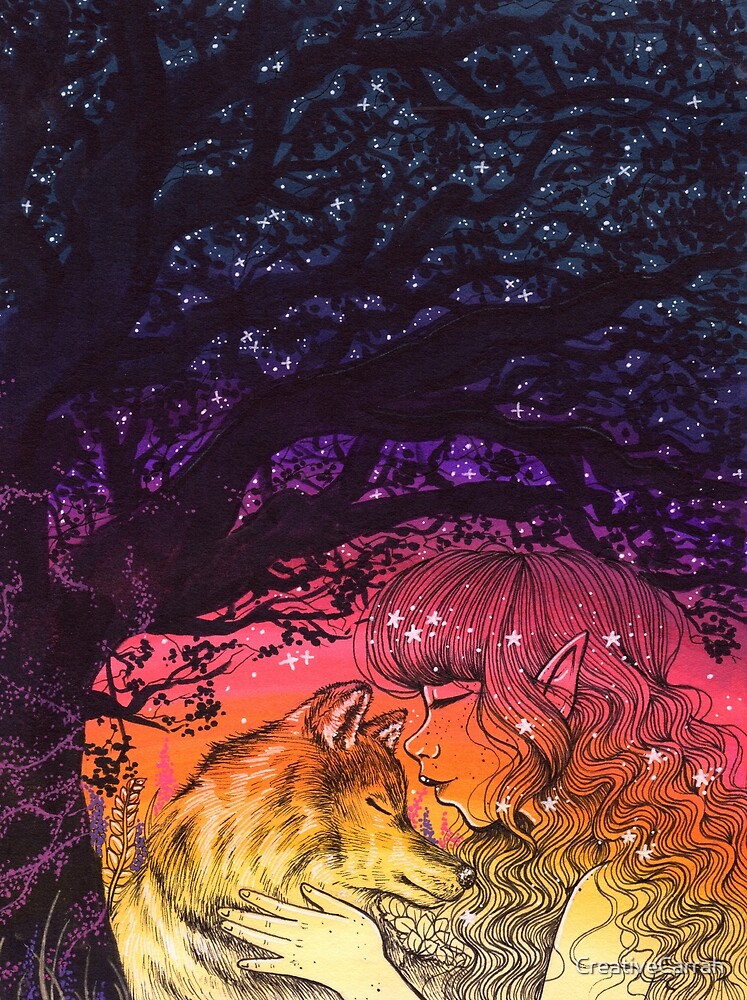 "Fantasy Sunset" by CreativeCarrah | Redbubble