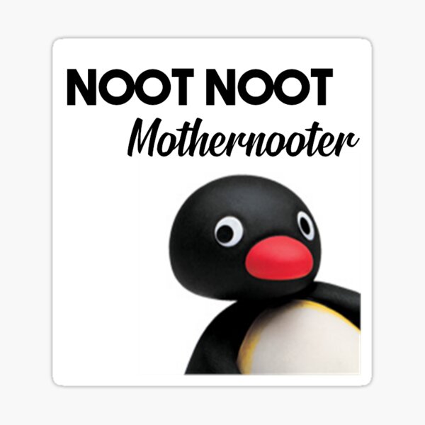 "Noot Noot" Sticker by RadicalAM | Redbubble