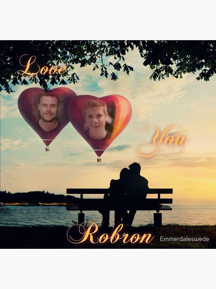 "Robron love" Sticker by Emmerdaleswede | Redbubble