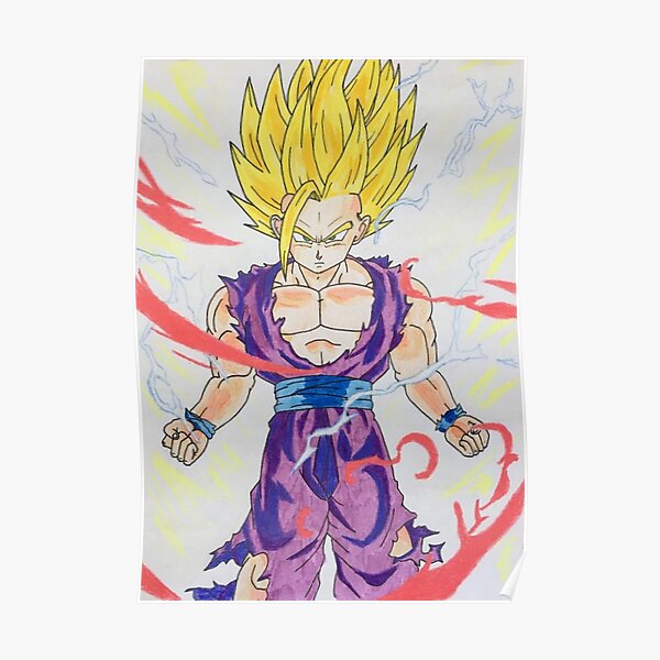 Póster «Gohan SSJ2» de K90Art | Redbubble