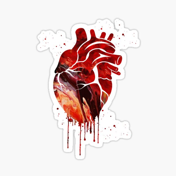 " Human Heart" Sticker for Sale by erzebetth | Redbubble