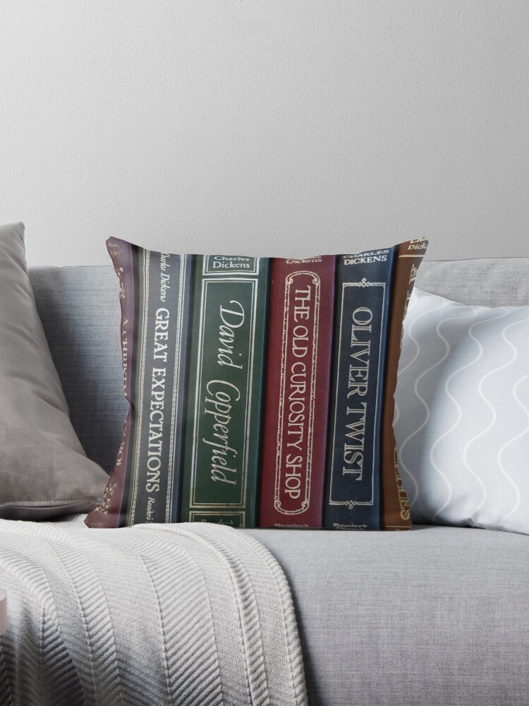 "Charles Dickens" Pillow for Sale by PeppermintCreek | Redbubble