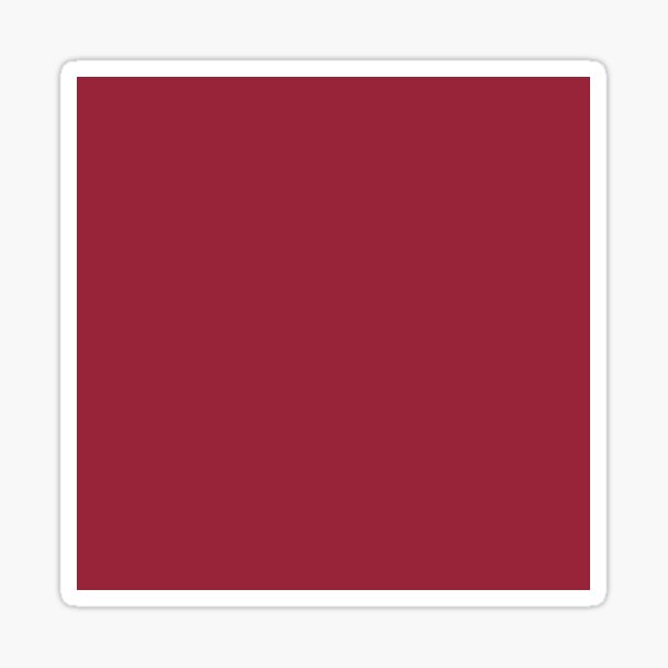 "Jester Red Pantone fashion color trend Spring/Summer 2019" Sticker for ...