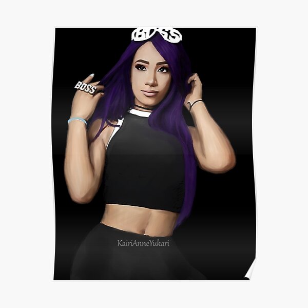 Sasha Banks Posters | Redbubble