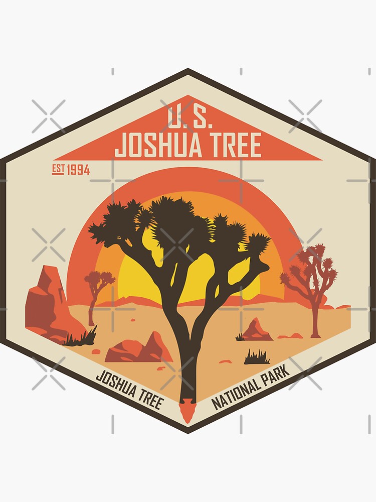 "Joshua Tree National Park" Sticker for Sale by moosewop | Redbubble