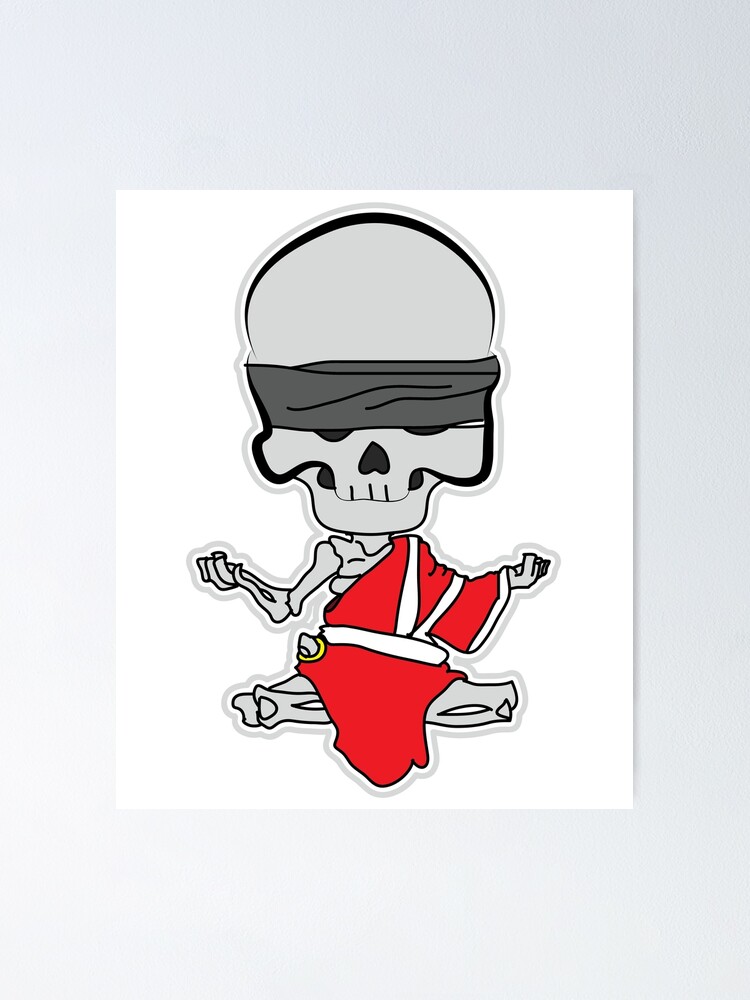 "Chakra skeleton" Poster for Sale by themd-haendler | Redbubble