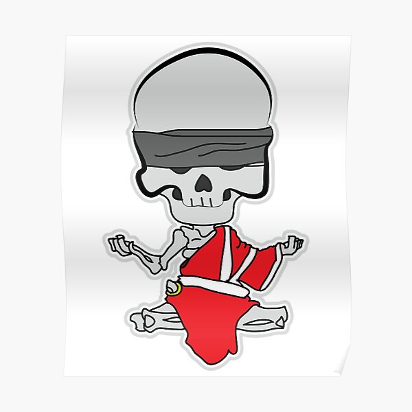 "Chakra skeleton" Poster for Sale by themd-haendler | Redbubble