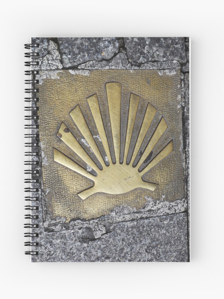"Camino Scallop Shell" Journal for Sale by rozzycollins | Redbubble