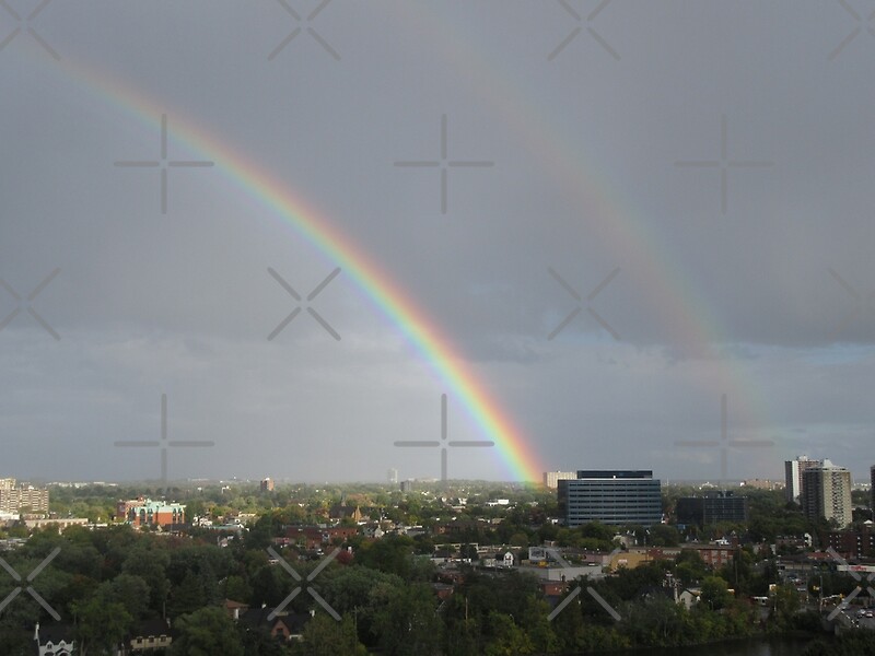 "Double Rainbow over Ottawa, Canada" by Shulie1 | Redbubble