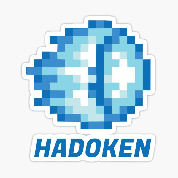 "Hadoken Ball" Sticker for Sale by cocoyjurado | Redbubble