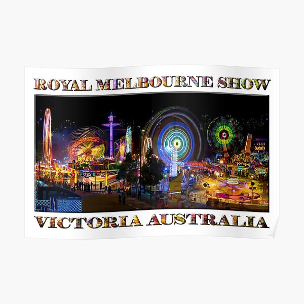 "Fairground Attraction (poster on white)" by Ray Warren | Redbubble