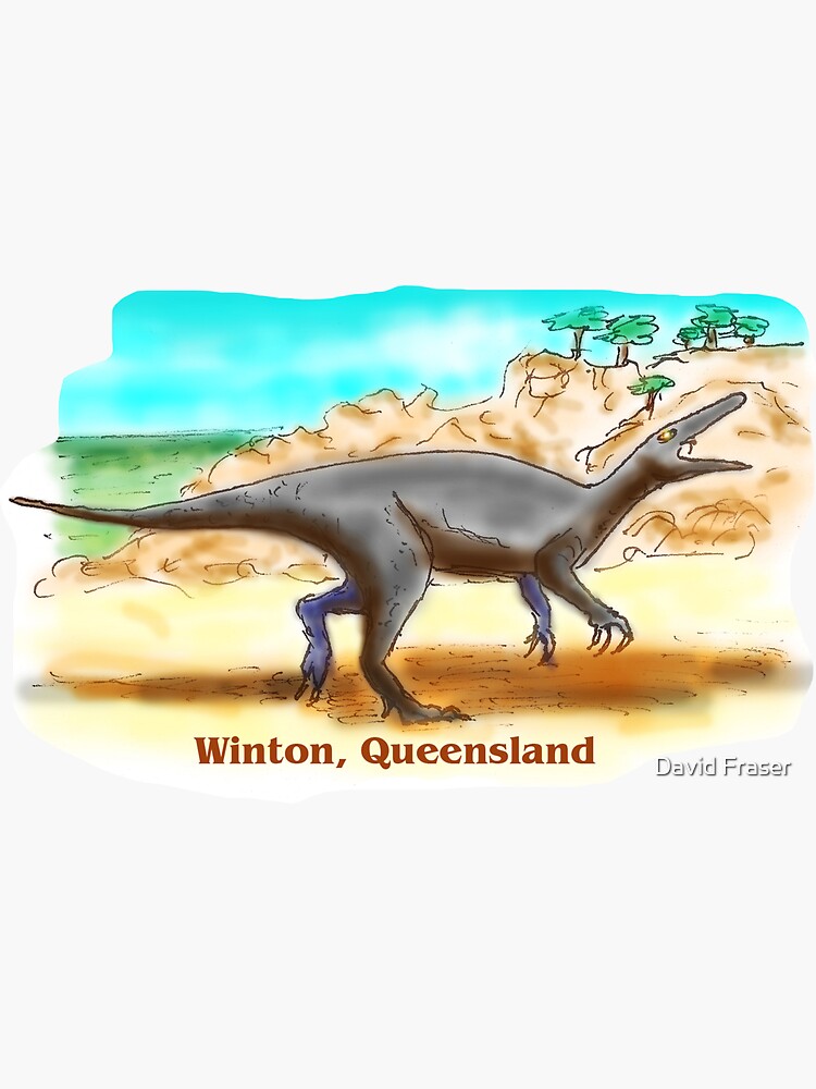 "Winton - Queensland" Sticker for Sale by davidfraser | Redbubble