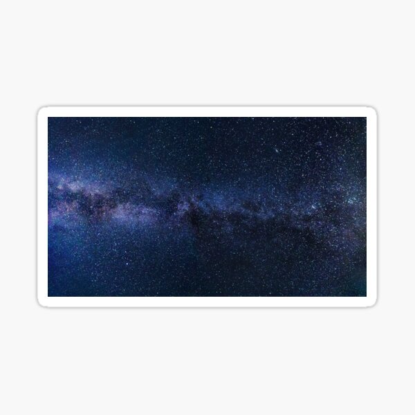 "Milky Way Starry Sky Night Sky Star Night Stars" Sticker for Sale by ...