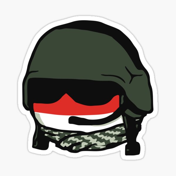 Pegatina «Ejército polaco Polandball memes divertido Polonia bandera ...