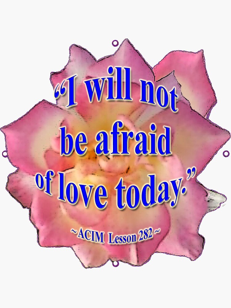 "ACIM-Lesson 282" Sticker for Sale by ACIM-LOVE | Redbubble