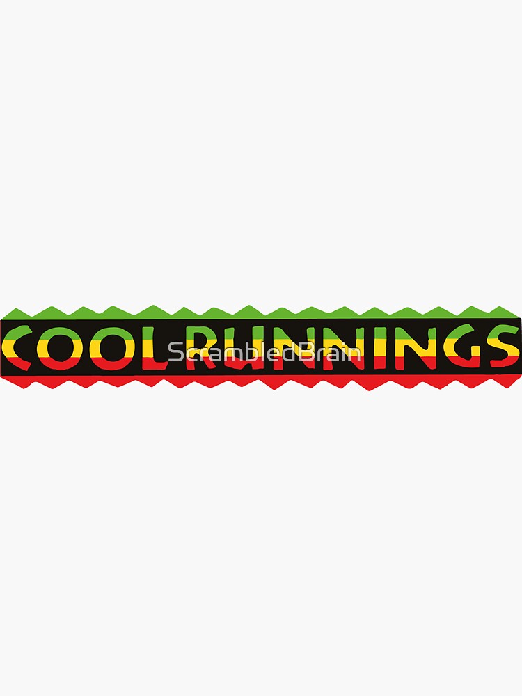"Cool Runnings Logo" Sticker for Sale by ScrambledBrain | Redbubble