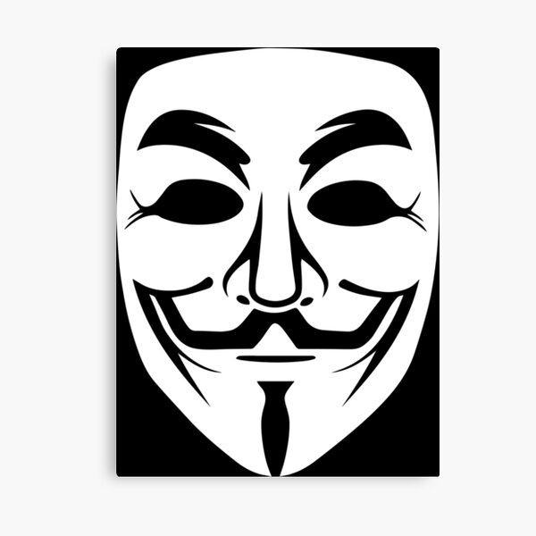 Anonymous Hackers Canvas Prints | Redbubble