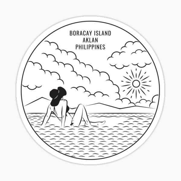"Boracay Island Philippines" Sticker by hadehaylar | Redbubble