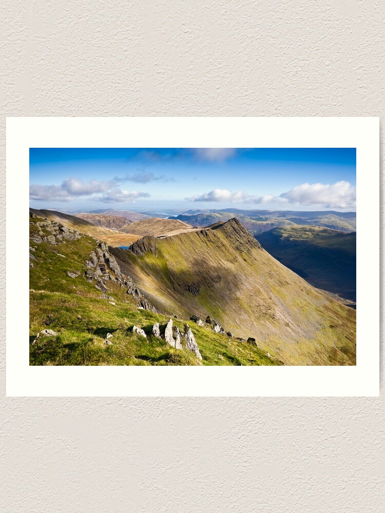 "Striding Edge - Helvellyn" Art Print for Sale by davidlewins | Redbubble