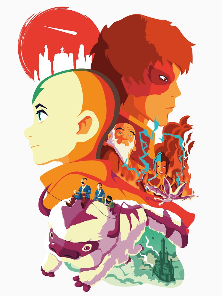 "Avatar The Best Airbender" T-shirt for Sale by chewableshell ...