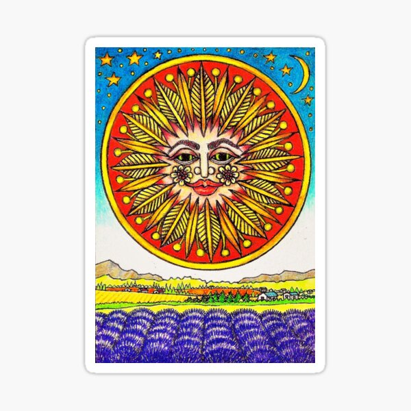 "SOLEIL" Sticker for Sale by arthistorymajor | Redbubble
