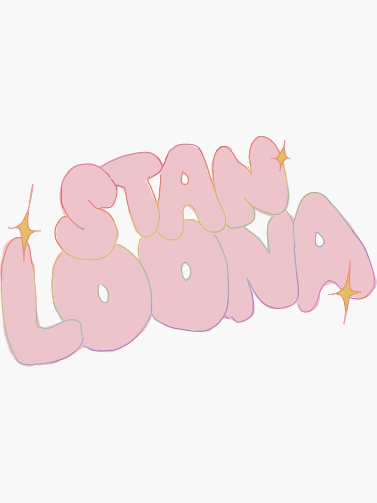 "stan loona" Sticker for Sale by swampedelicpop | Redbubble