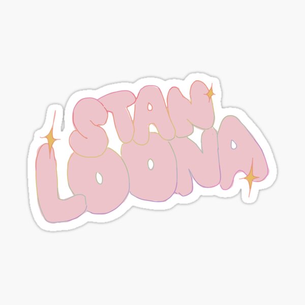 "stan loona" Sticker for Sale by swampedelicpop | Redbubble