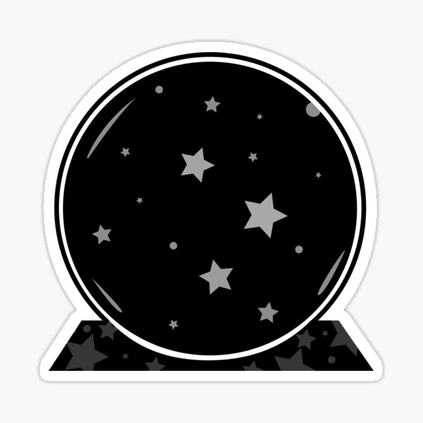 "Crystal Ball" Sticker for Sale by sierraford | Redbubble