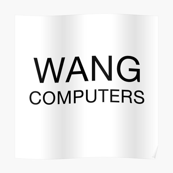 "WANG COMPUTERS (Worn by Martin Prince from “The Simpsons”)" Poster by ...