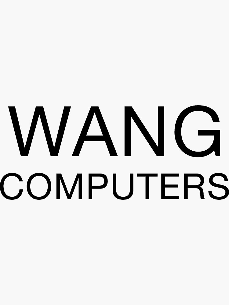 "WANG COMPUTERS (Worn by Martin Prince from “The Simpsons”)" Sticker ...
