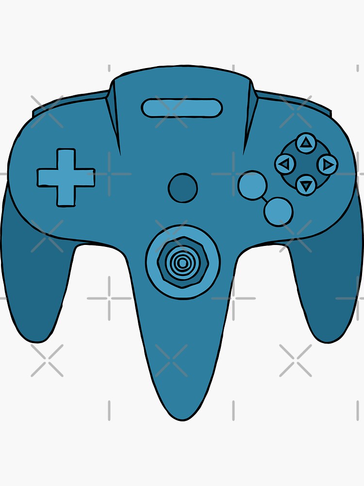 "Retro controller" Sticker for Sale by Sangui | Redbubble