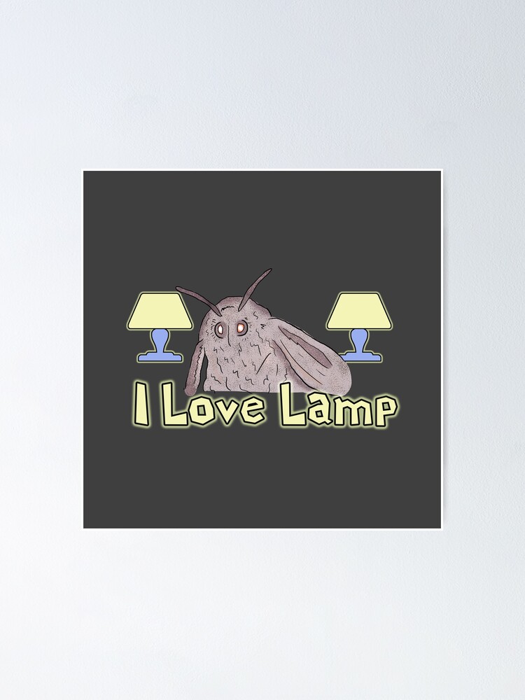 "Motte liebt Lampe Meme" Poster von Barnyardy | Redbubble