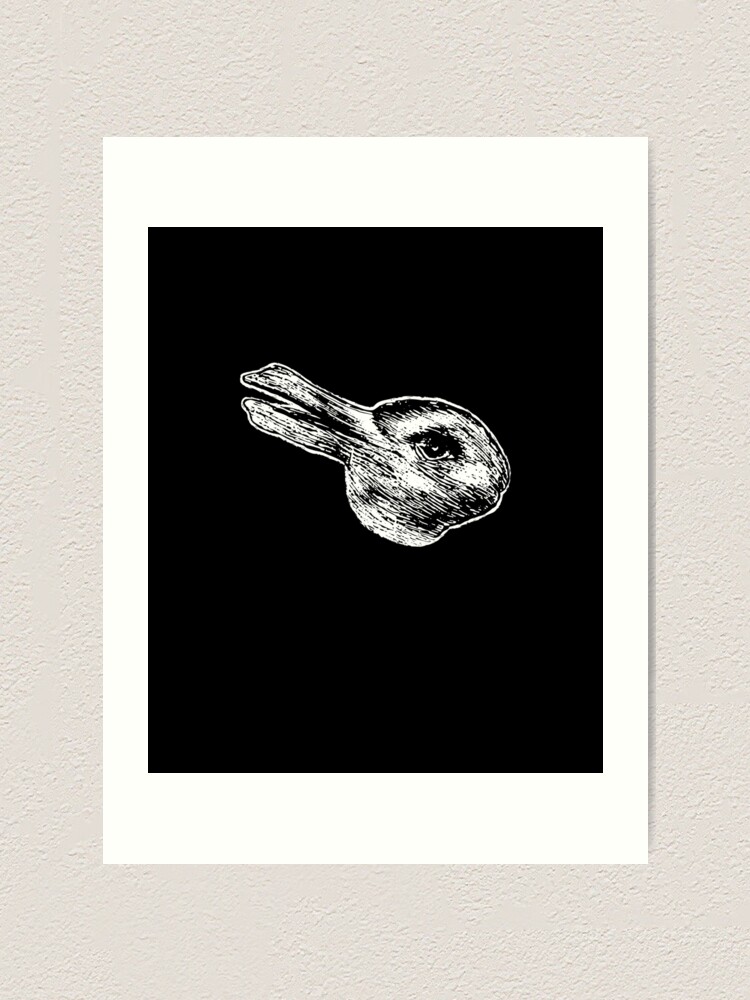 "The Rabbit-Duck - Philosophy Wittgenstein Design" Art Print for Sale ...