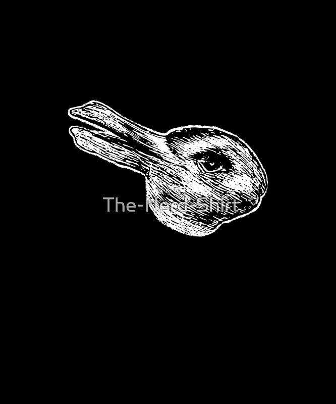 "The Rabbit-Duck - Philosophy Wittgenstein Design" by The-Nerd-Shirt ...