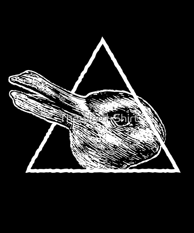 "The Rabbit-Duck Illusion - Philosophy Wittgenstein Design" by The-Nerd ...