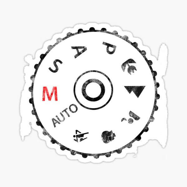 "Camera Mode Dial Vintage" Sticker for Sale by zacmco | Redbubble